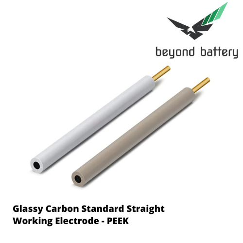 Glassy Carbon Standard Straight Working Electrode - PEEK – Beyond Battery