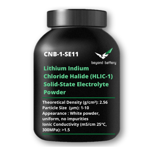 Lithium Indium Chloride Halide (HLIC-1) Solid-State Electrolyte Powder ...